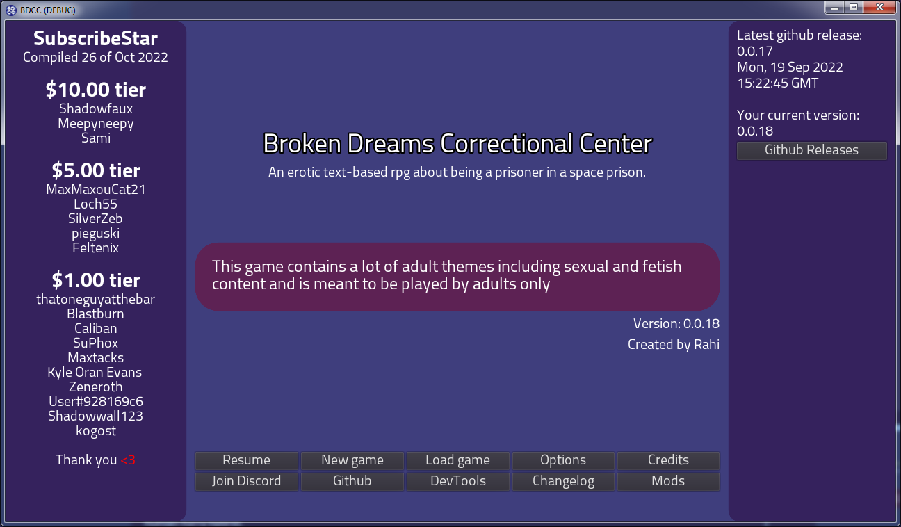 Broken Dreams Correctional Center - Furrygames